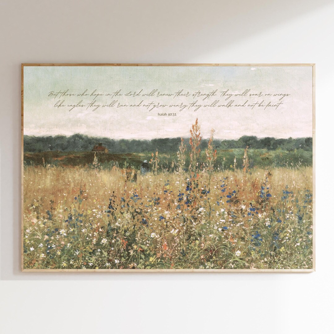 Isaiah 40 31 Print Scripture Art Isaiah 40 Wall Art Bible Verse Art ...