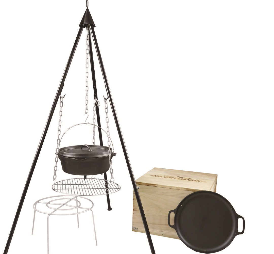 BBQ Tripod-tripod-cooking Tripod-tripod-tripod-cast Iron-dutch Oven ...