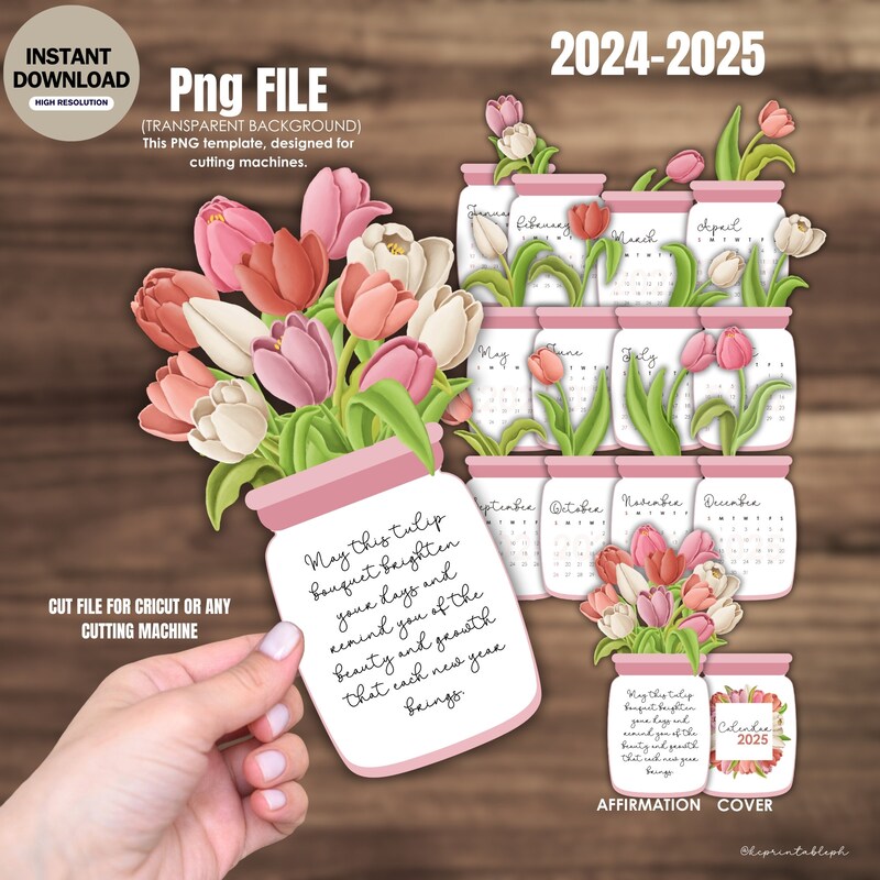 Flower Calendar - Etsy