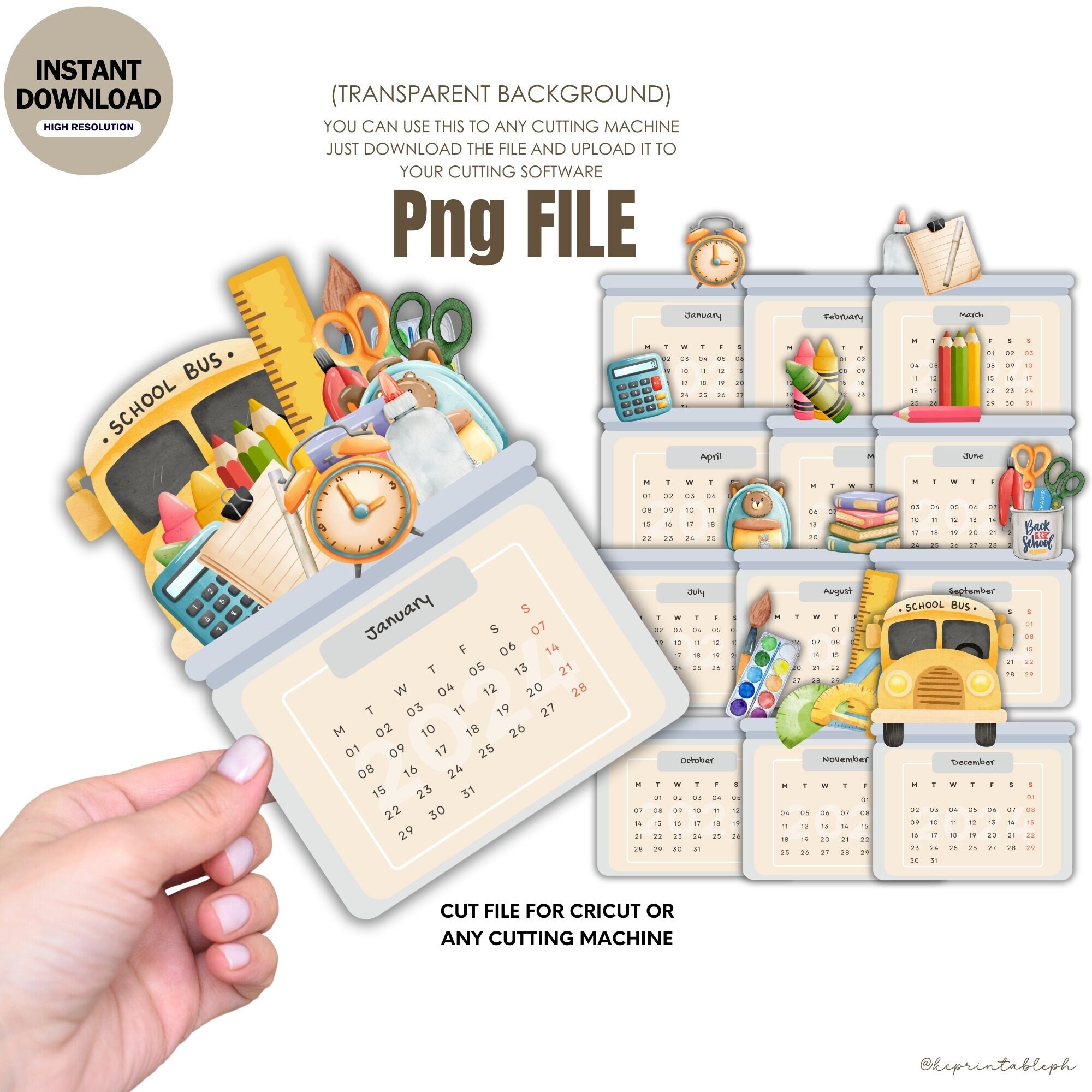 2024-2025 Academic Planner Kit With Classroom Calendar, Student ...
