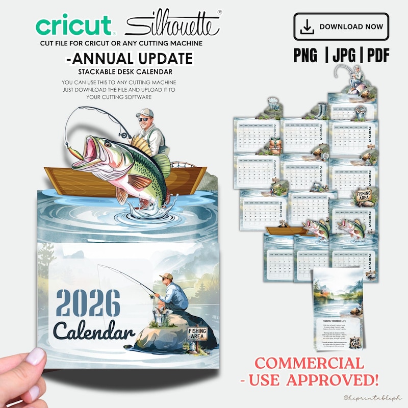 Fishing Calendars 2026 - Etsy