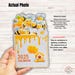 Honey Bee Desk Calendar Template 2026 Cricut & Canva Editable (digital ...