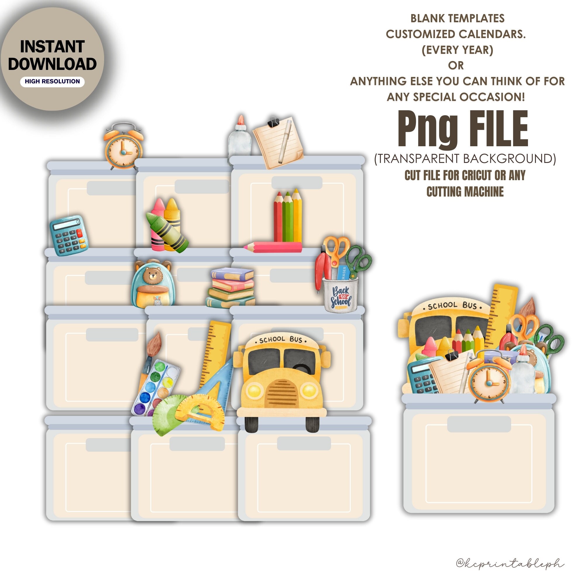 2024-2025 Academic Planner Kit With Classroom Calendar, Student ...