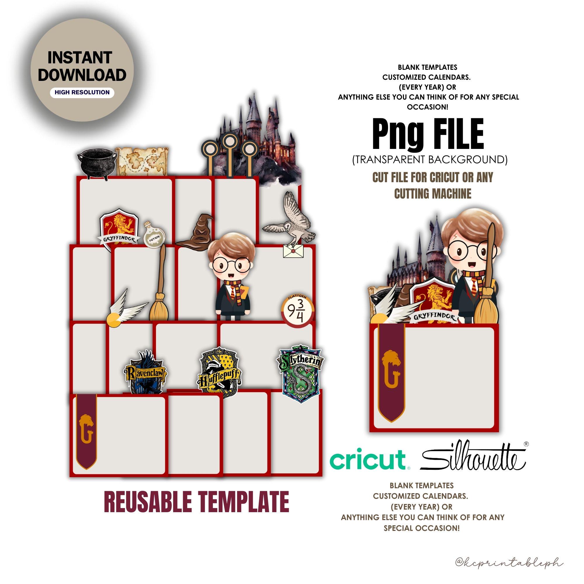 2026 Wizard Desk Calendar: Stackable, Editable Canva Template ...