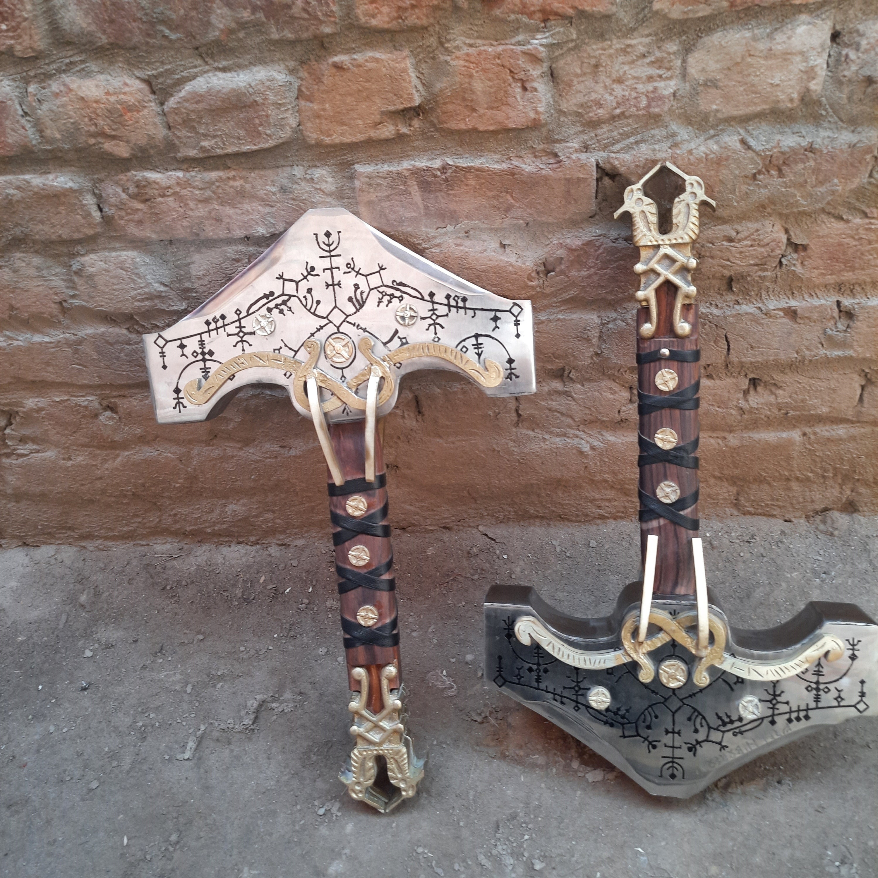 God of War Ragnarok Mjolnir Thor Hammer Cosplay, Viking Norse Thunder ...