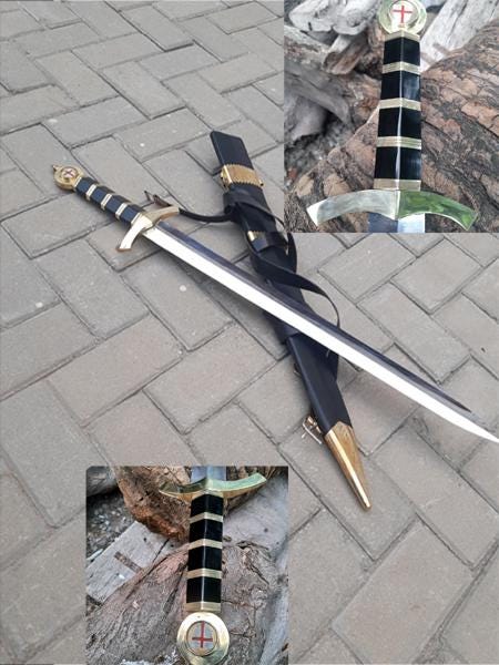 Handmade the Kings Sword ,customized Edvard 3 Sword , Castle Keep Sword ...