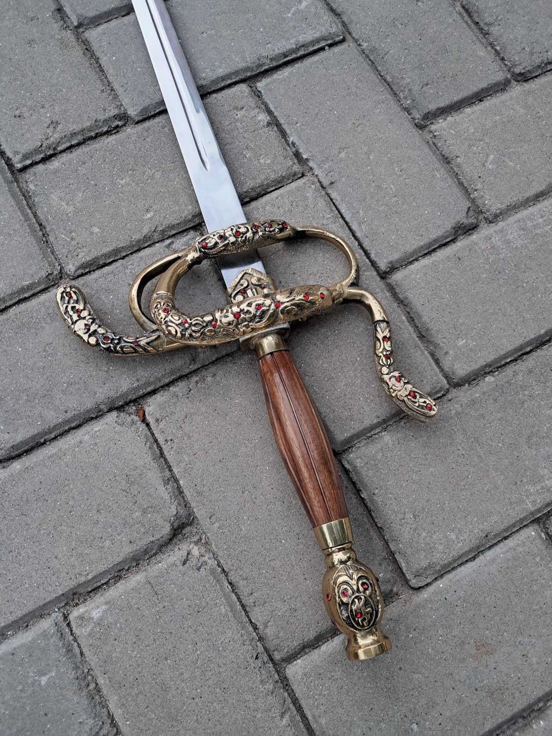 Hand Made Peter Diamond Highlander Sword , Toledo Salamanca Sword With ...