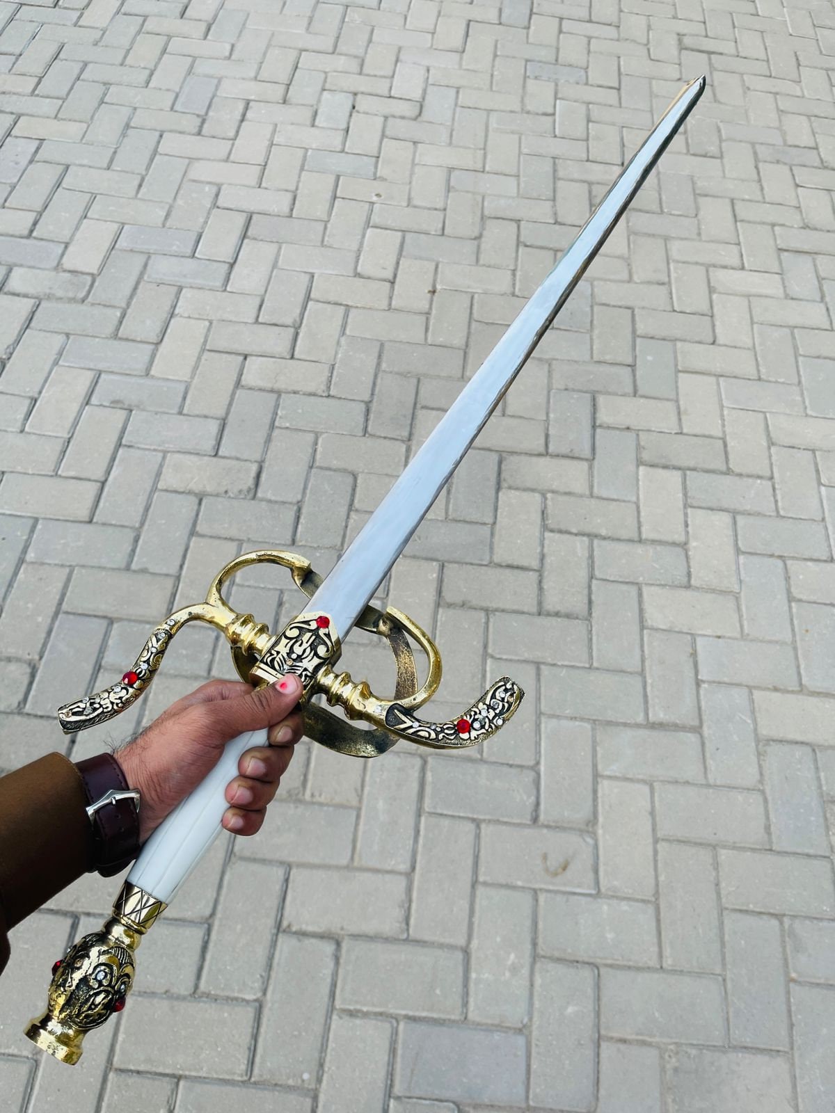 Hand Made Peter Diamond Highlander Sword , Toledo Salamanca Sword With ...