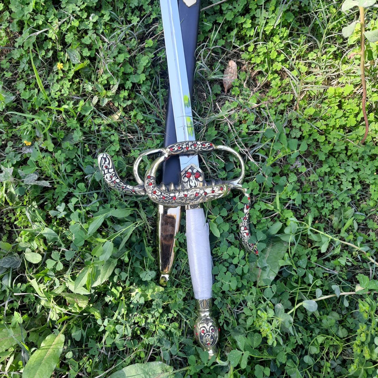Hand Made Peter Diamond Highlander Sword , Toledo Salamanca Sword With ...