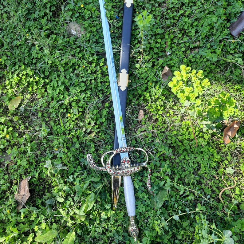 Hand Made Peter Diamond Highlander Sword , Toledo Salamanca Sword With ...