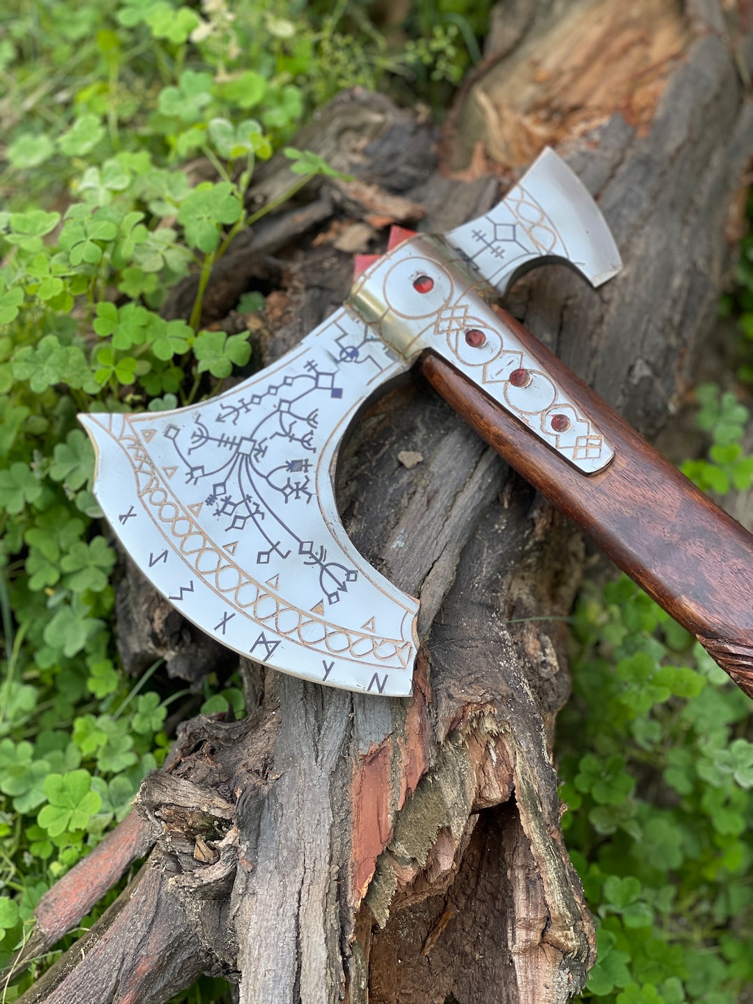 Hand Forged Leviathan Gow Axe, Ragnar Axe, Kratos Viking Bearded Axe ...