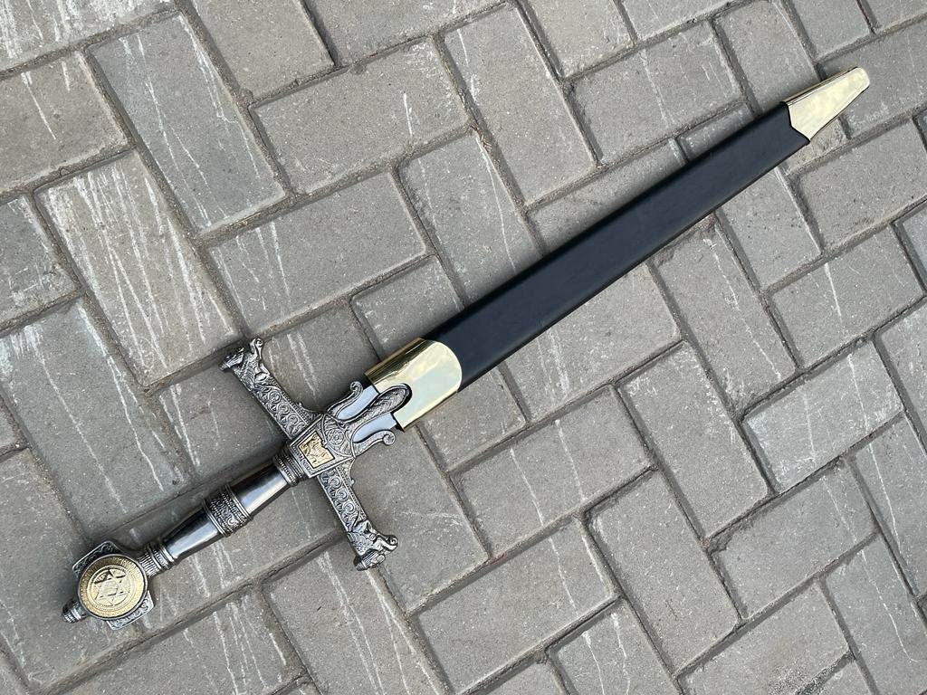 King Solomon Sword From the Middle Ages, Full Metal, Stainless Steel ...