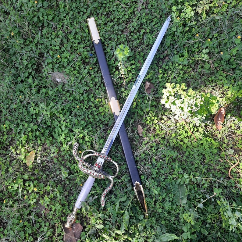 Hand Made Peter Diamond Highlander Sword , Toledo Salamanca Sword With ...