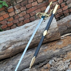 Hand Made Peter Diamond Highlander Sword , Toledo Salamanca Sword With ...