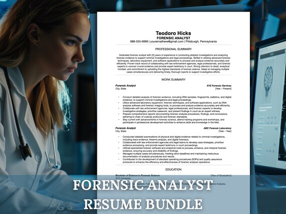 Forensic Analyst Sample Resume New To This : R/Resume