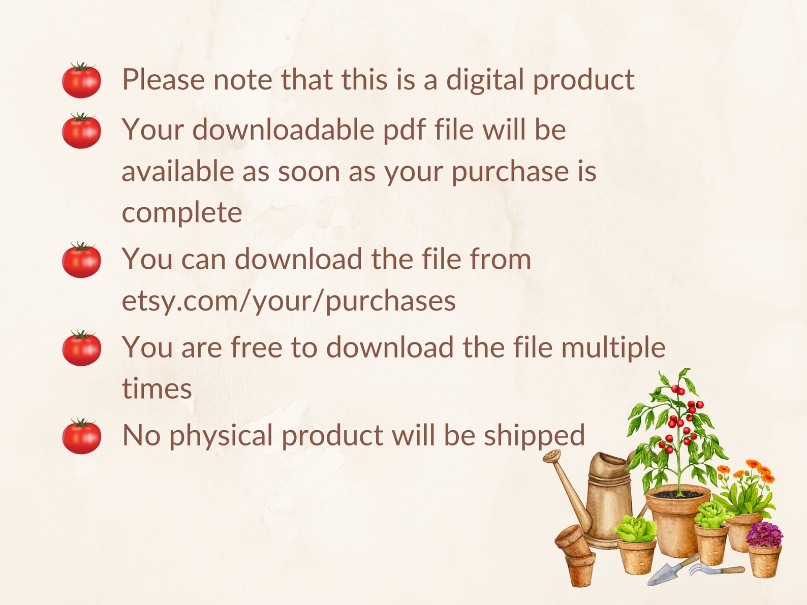 Printable Garden Plant Labels: 60 PNG Files (digital Download) - Etsy