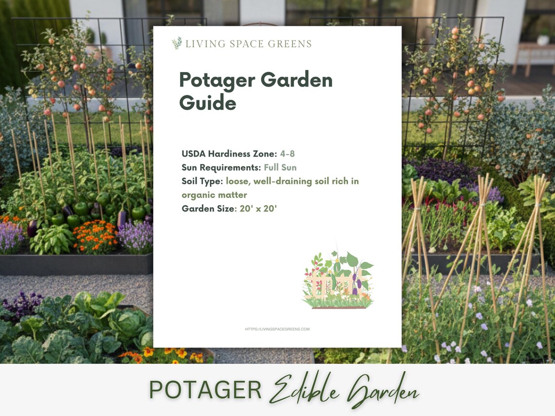 Potager Garden Design Guide PDF | Raised Bed Vegetable Garden Design ...