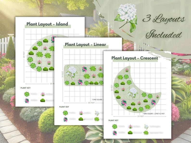 Front Yard Landscape Design Guide: Azalea & Hydrangea Garden Plan ...