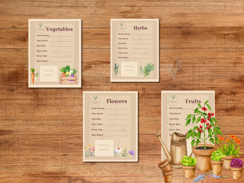 Vintage Seed Packs Ephemera,seed Packet Templates,vegetable Seeds Packs ...