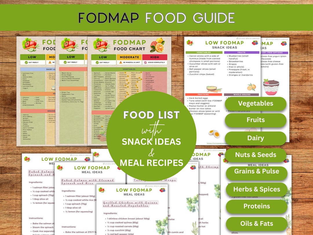 Low FODMAP Food List Low FODMAP Treats IBS Food Gut Health Snack Ideas ...