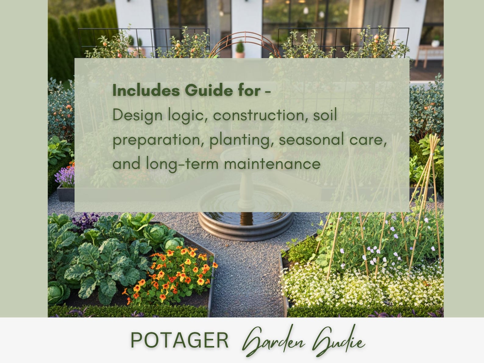 Potager Garden Design Guide PDF | Raised Bed Vegetable Garden Design ...