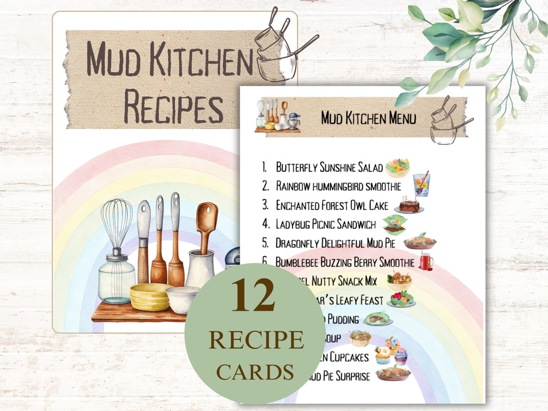Printable Mud Kitchen Recipes for Kids | Mud Kitchen Ideas ...