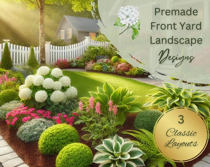 Premade Landscape Design and Plant List 'fragrant Paradise' Full Sun ...