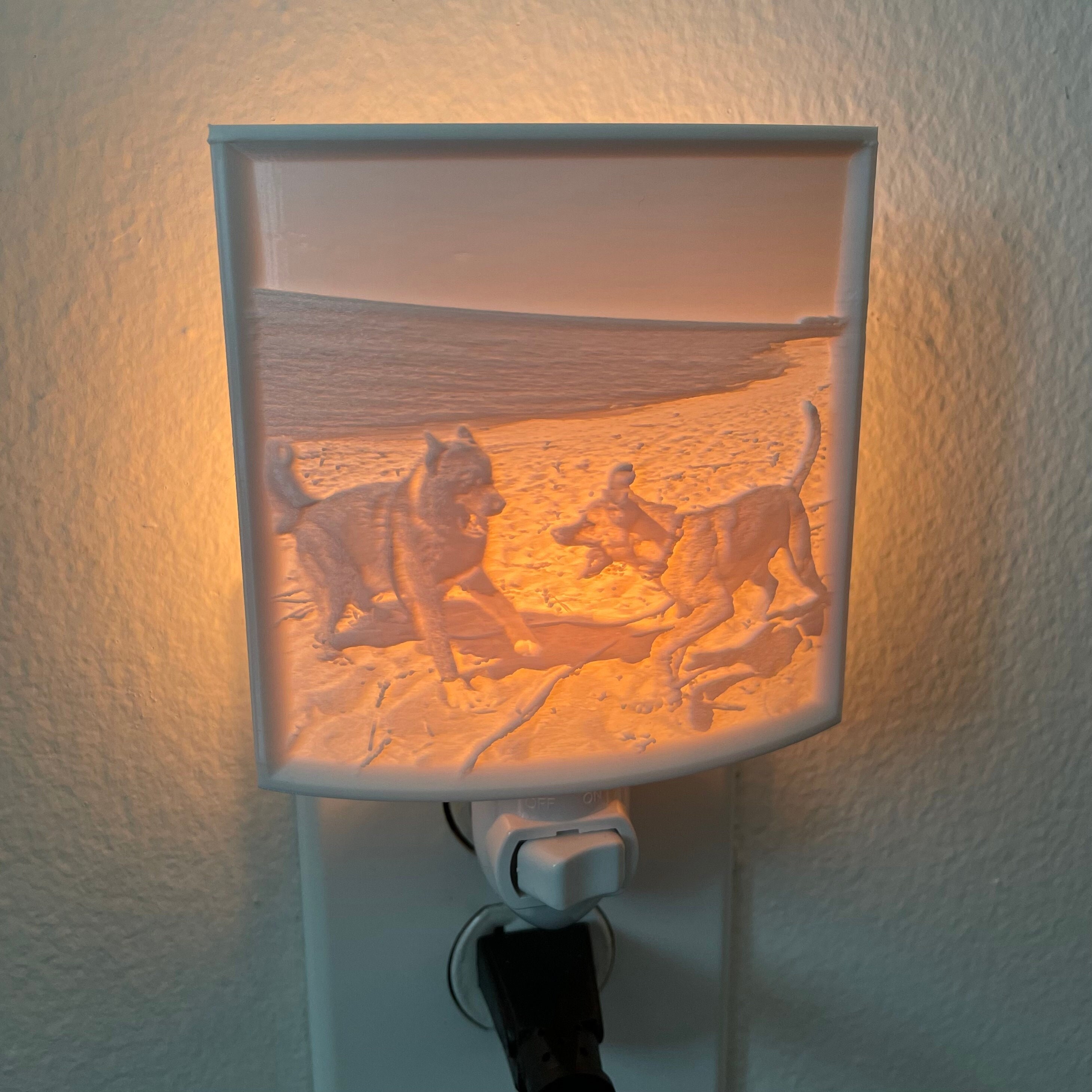 Personalized 3d Printed Lithophane Night Lights Etsy