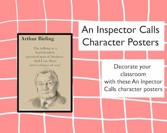 An Inspector Calls Character Revision Sheets - Etsy UK