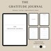 Printable Digital Gratitude Journal for Goodnotes 2024 - Monthly ...