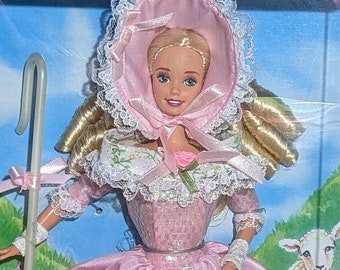 Mattel Little Bo Peep Barbie Doll 1995 Childrens Collector Series ...