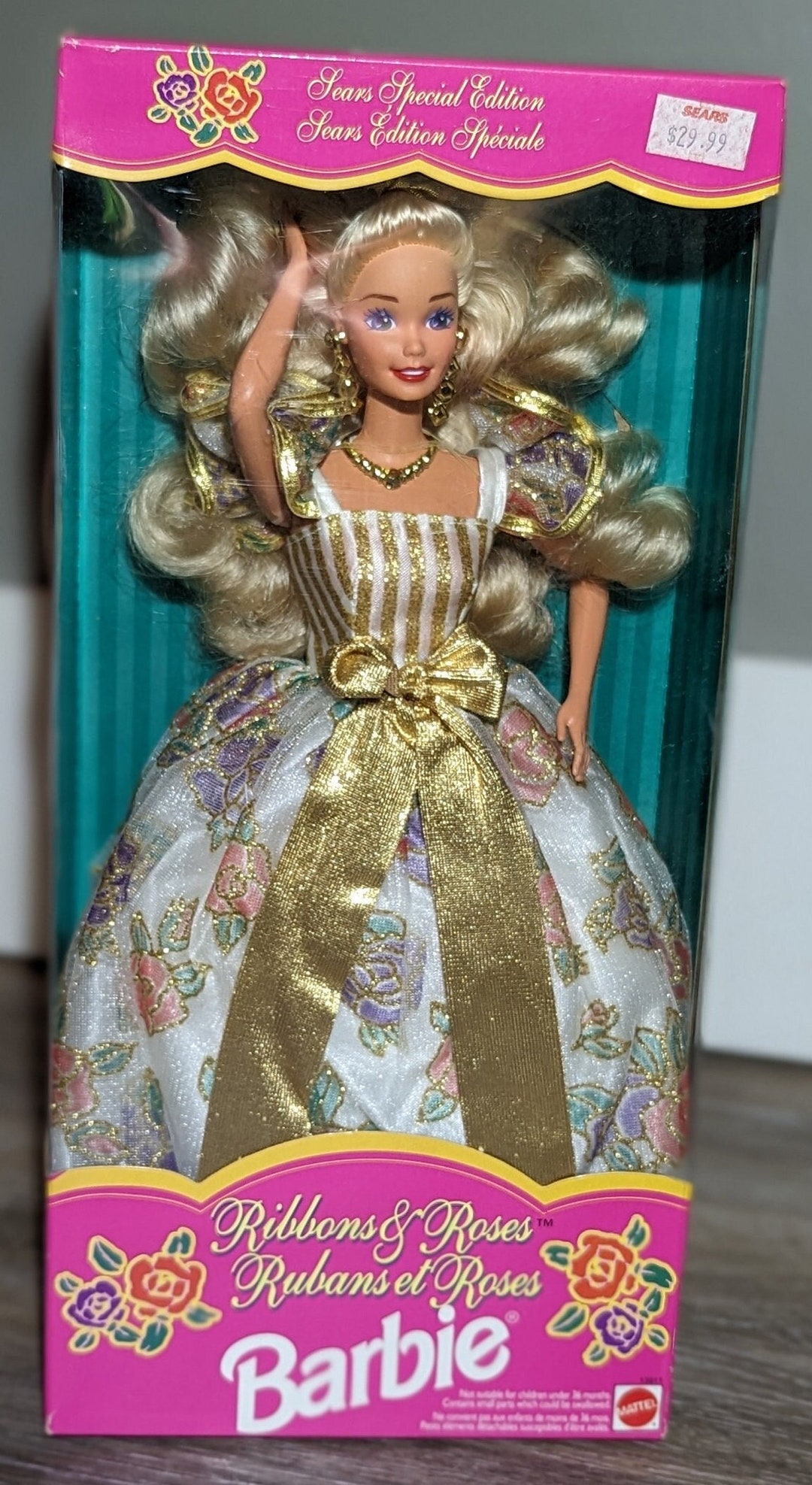 Ribbons and Roses Barbie 1994 13911 A Timeless Bouquet of Elegance in ...