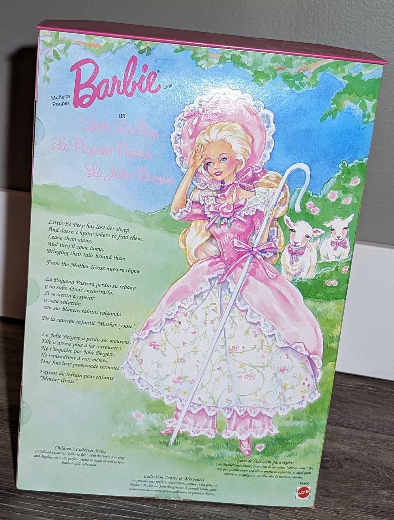 1995 Little Bo Peep Barbie - the Fairytale Princess Collection ...