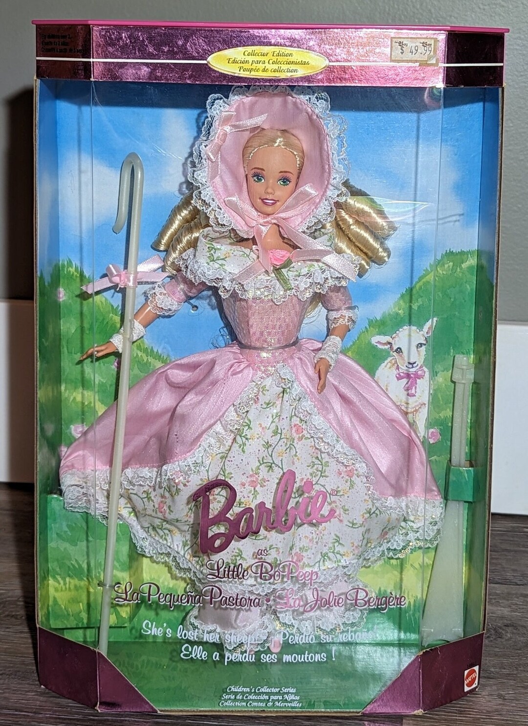 1995 Little Bo Peep Barbie - the Fairytale Princess Collection ...