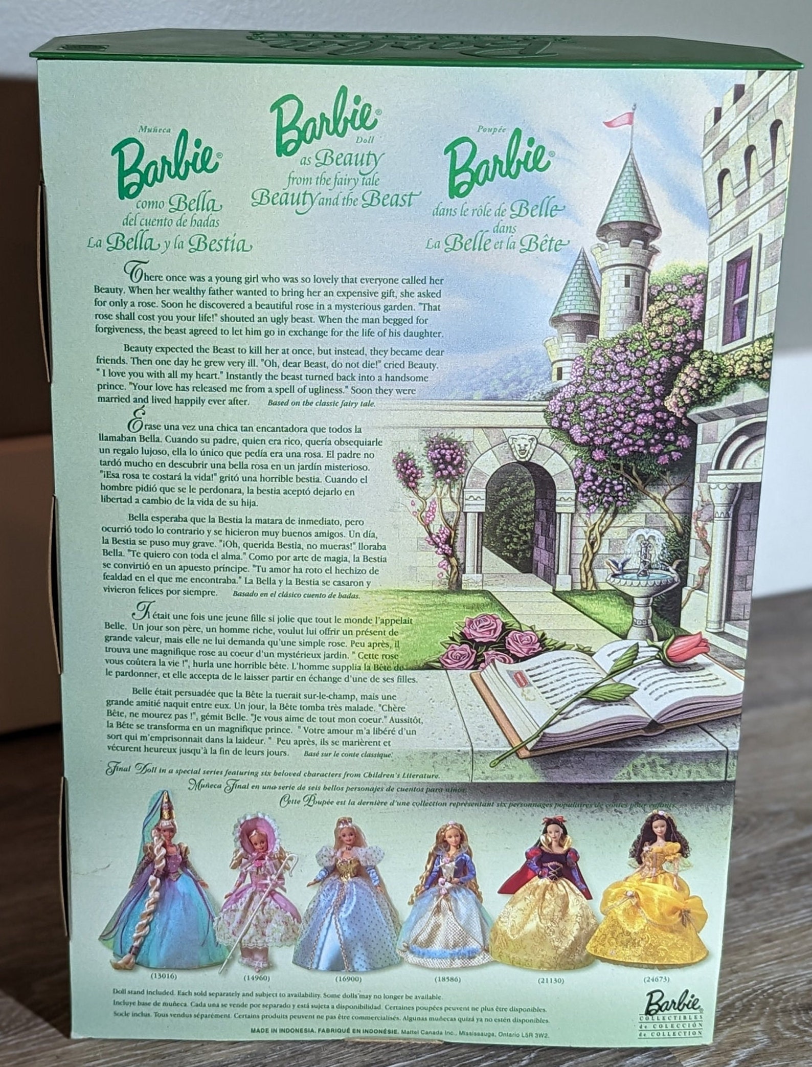 1999 Beauty and the Beast Barbie - the Fairytale Princess Collection ...