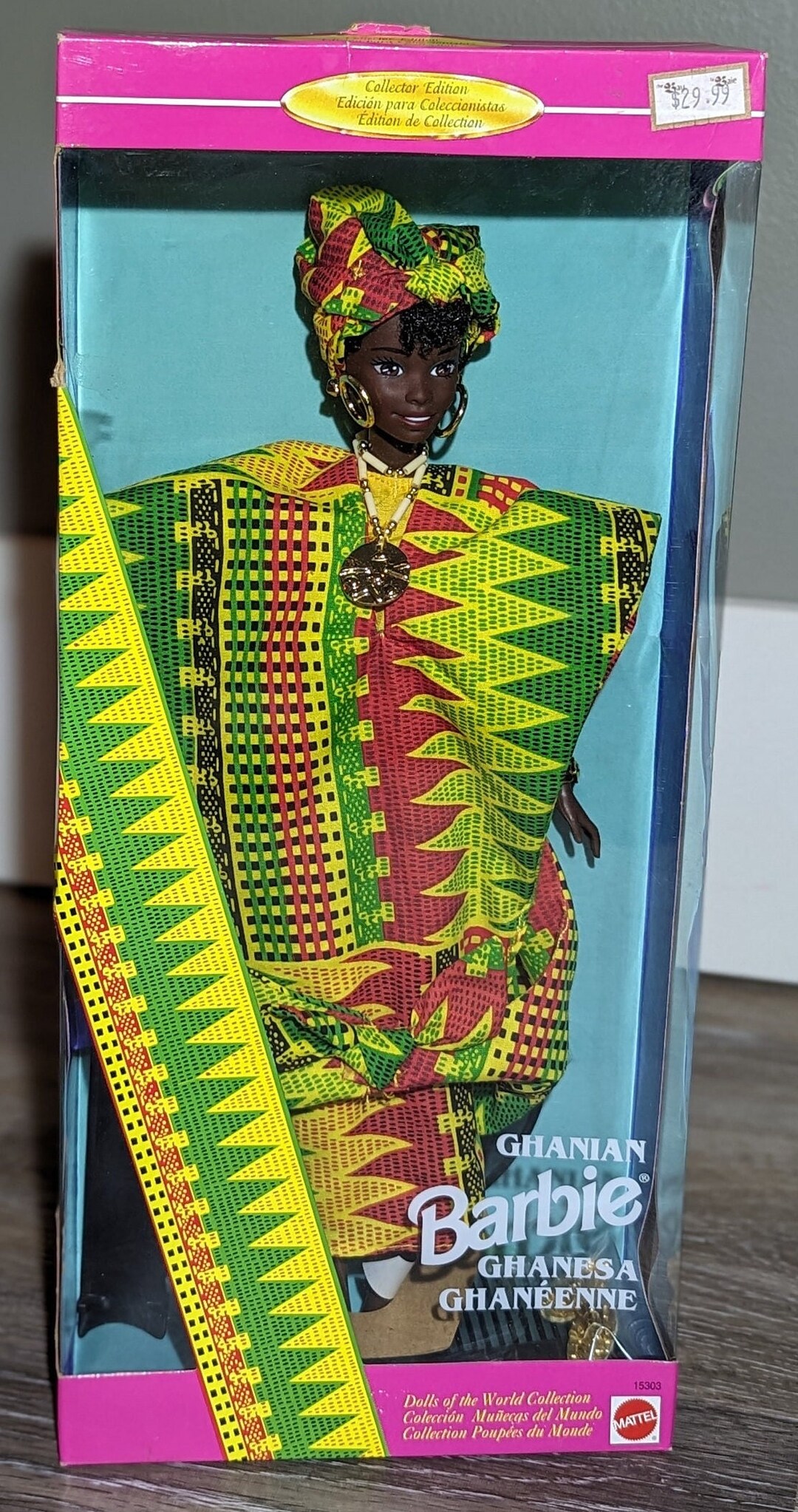 Ghanaian Barbie Doll (1996) #15303 - Vintage Collector's Edition, New ...