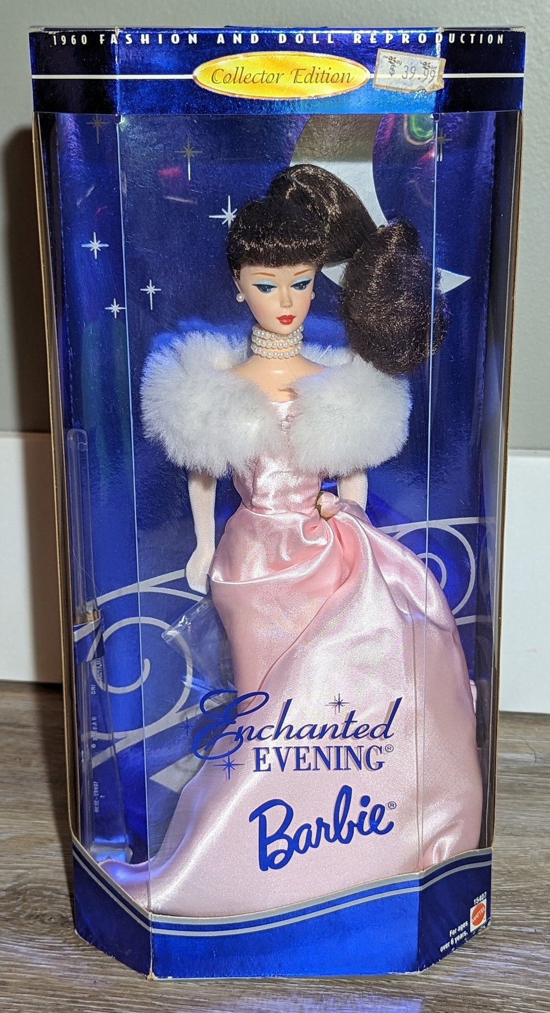 Vintage 1960 Reproduction Enchanted Evening Barbie (1995) Brunette ...