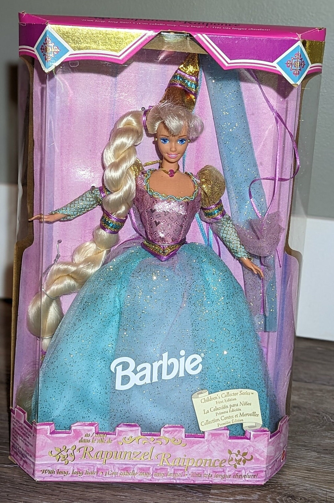 1994 Rapunzel Barbie - the Fairytale Princess Collection - Collector ...