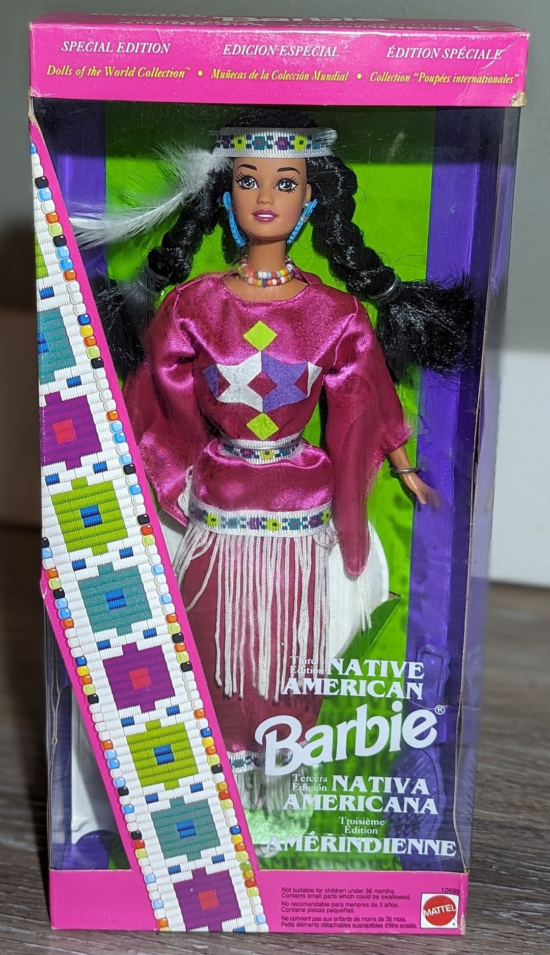 Native American Barbie Doll - Third Edition (1992) #12699 - Vintage ...