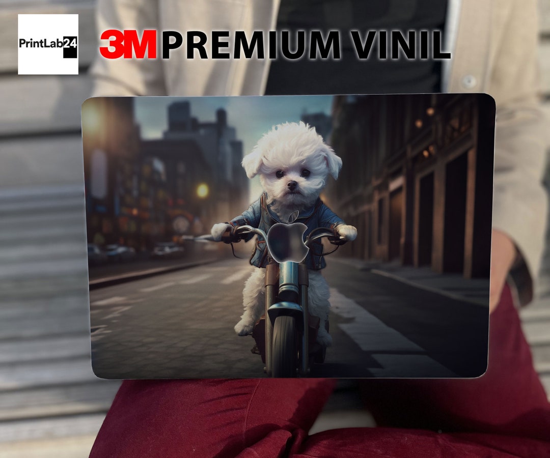 White Dog Cute MacBook Keyboard Skin MacBook Vinyl Skin MacBook Air15 ...