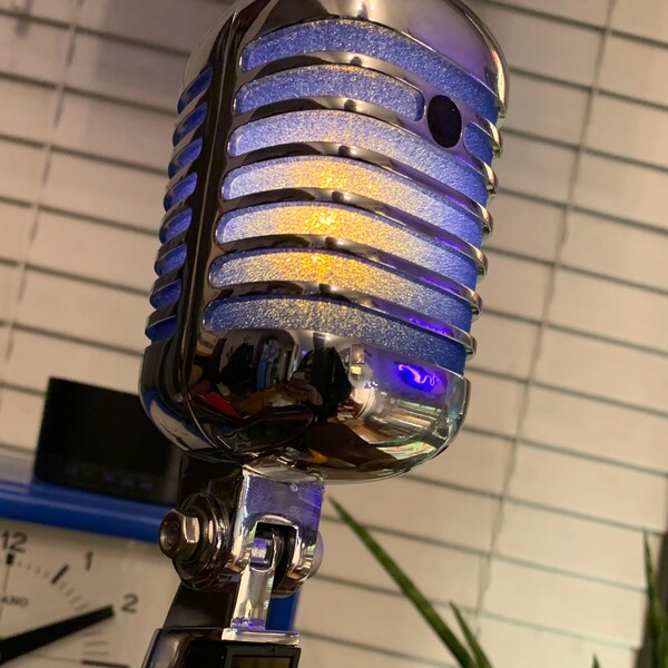 Microphone Lamp - Etsy