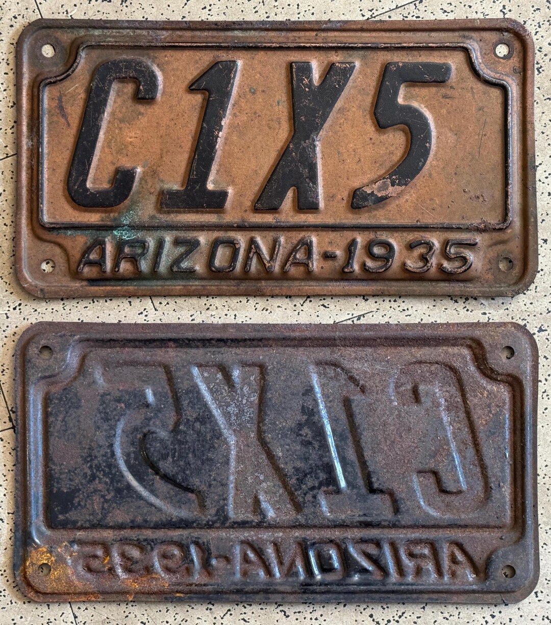 Vintage ARIZONA License Plates – ALL ORIGINAL Antique Auto Tags - Etsy