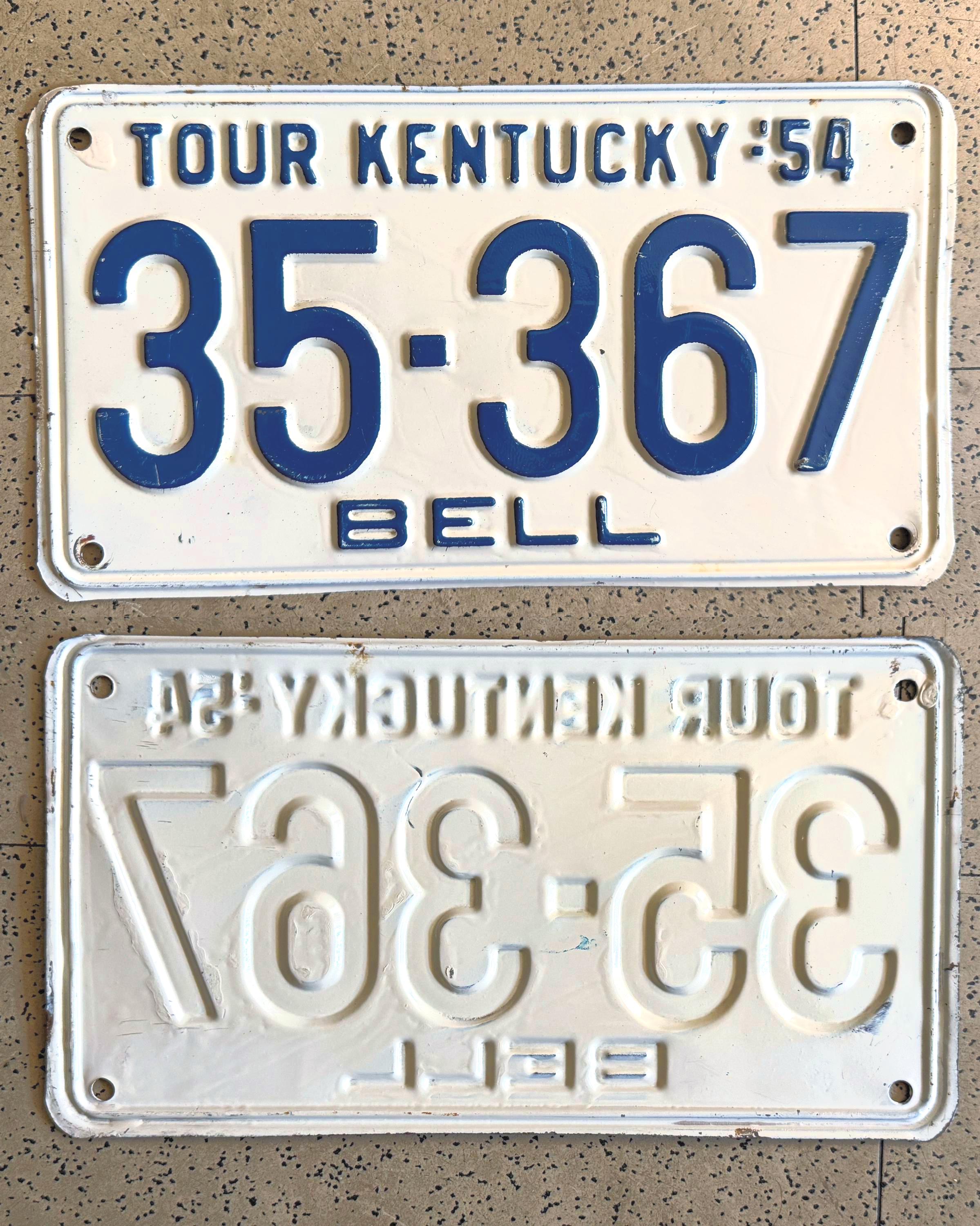 Vintage KENTUCKY License Plates – ALL ORIGINAL Antique Auto/car Tags - Etsy