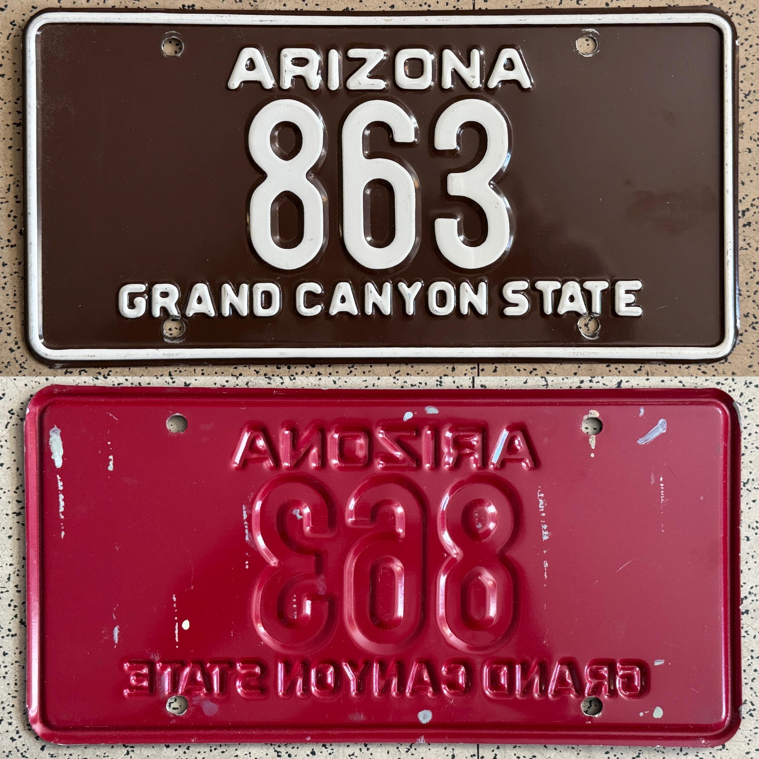 Vintage ARIZONA License Plates – ALL ORIGINAL Antique Auto Tags - Etsy