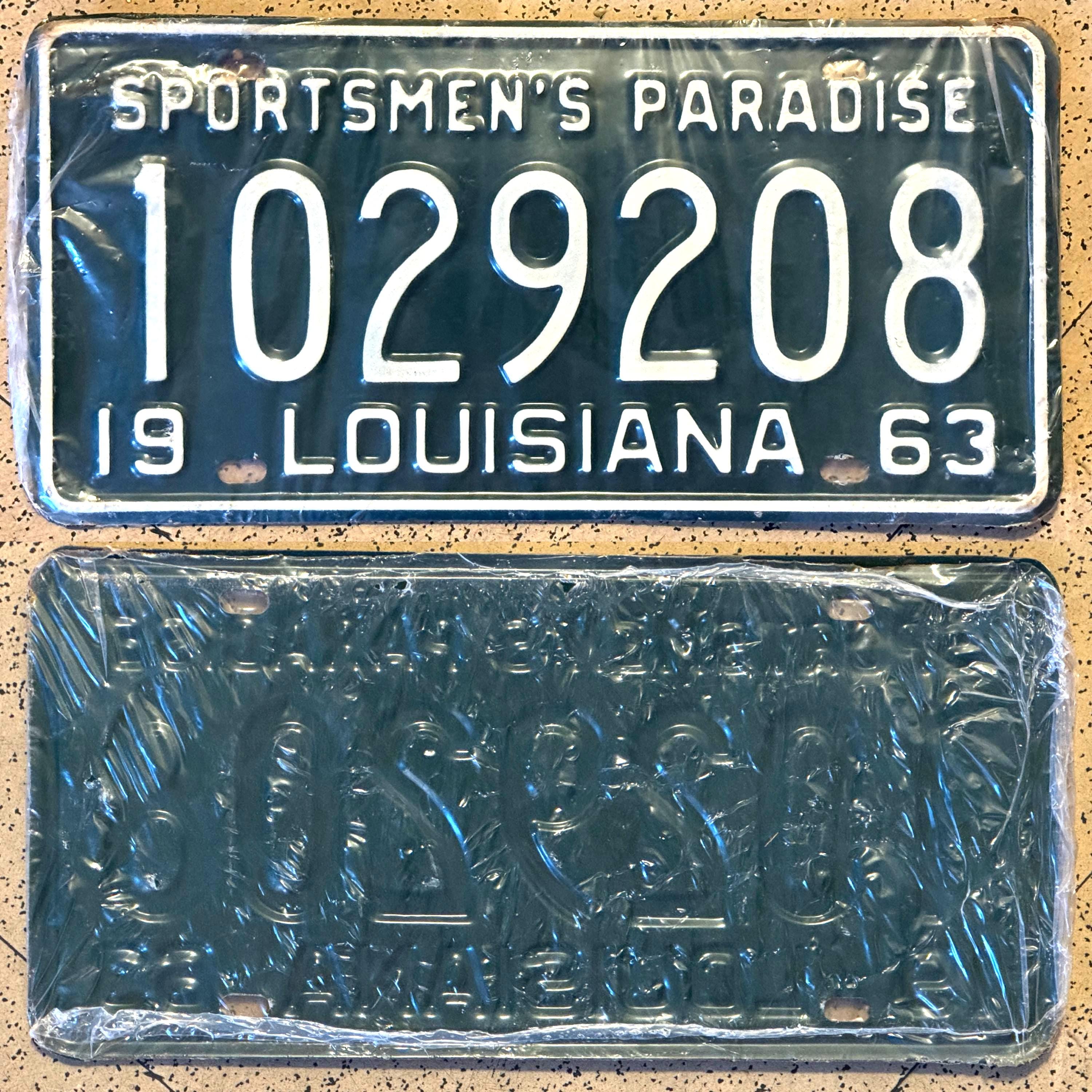 Vintage LOUISIANA License Plates – ALL ORIGINAL Antique Auto Tags - Etsy