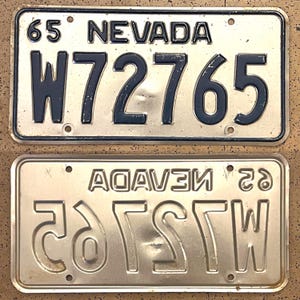 Vintage NEVADA License Plates – ALL ORIGINAL Antique Auto Car Tags - Etsy