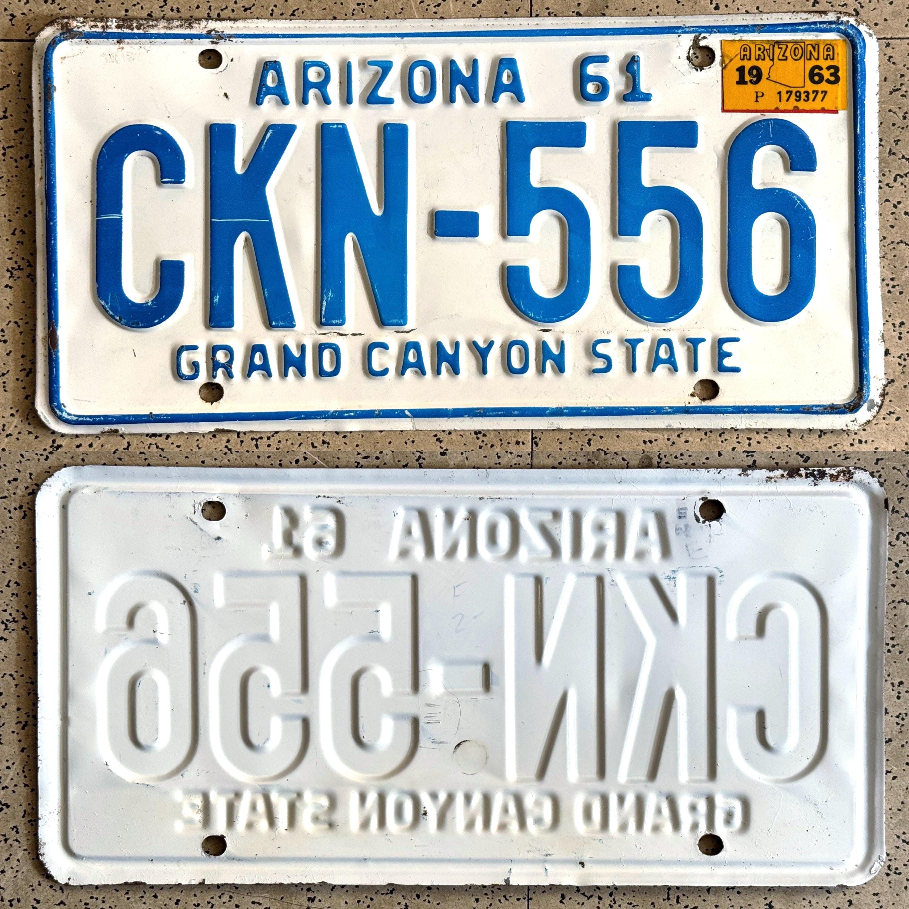 Vintage ARIZONA License Plates – ALL ORIGINAL Antique Auto Tags - Etsy
