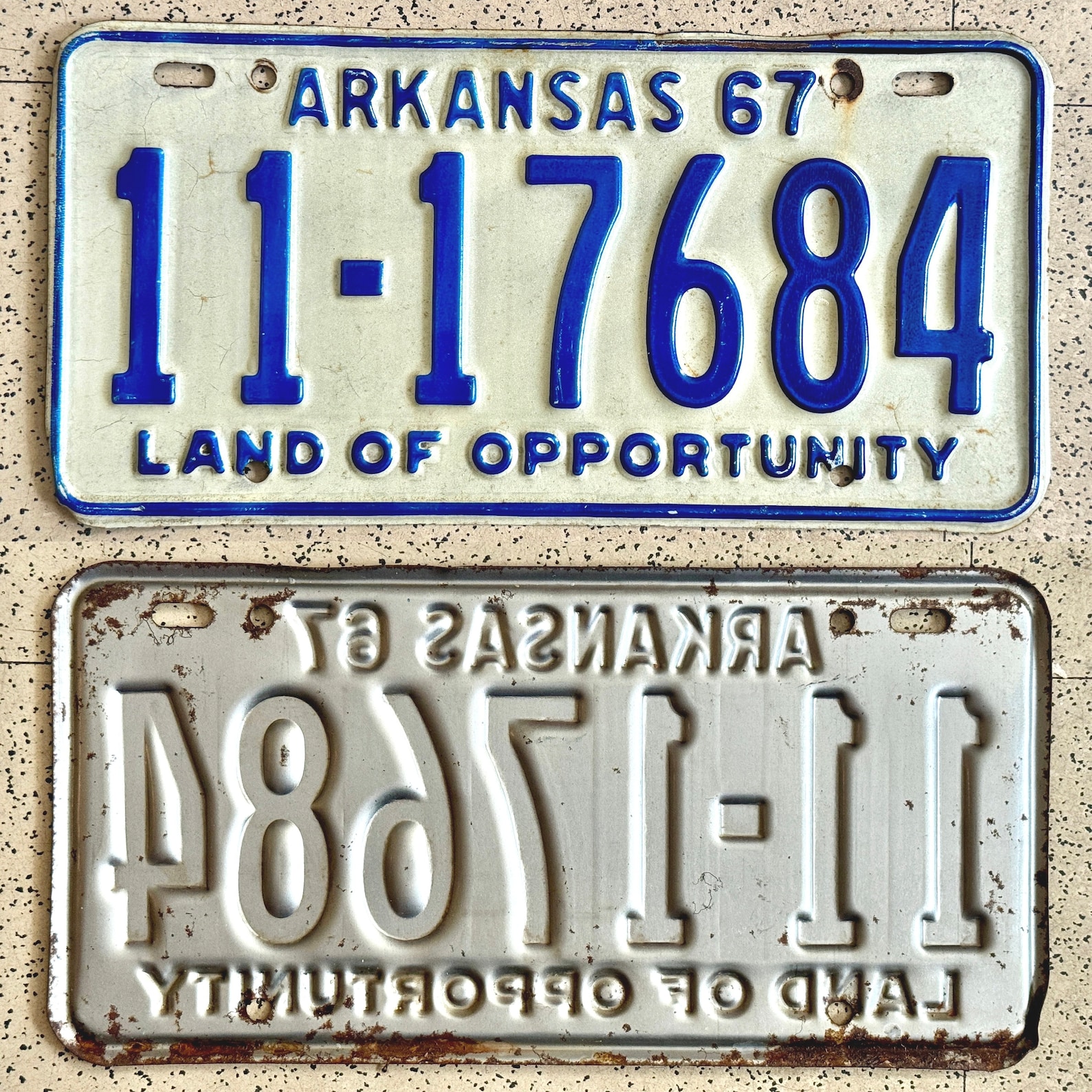 Vintage ARKANSAS License Plates ALL ORIGINAL Antique Auto Tags - Etsy