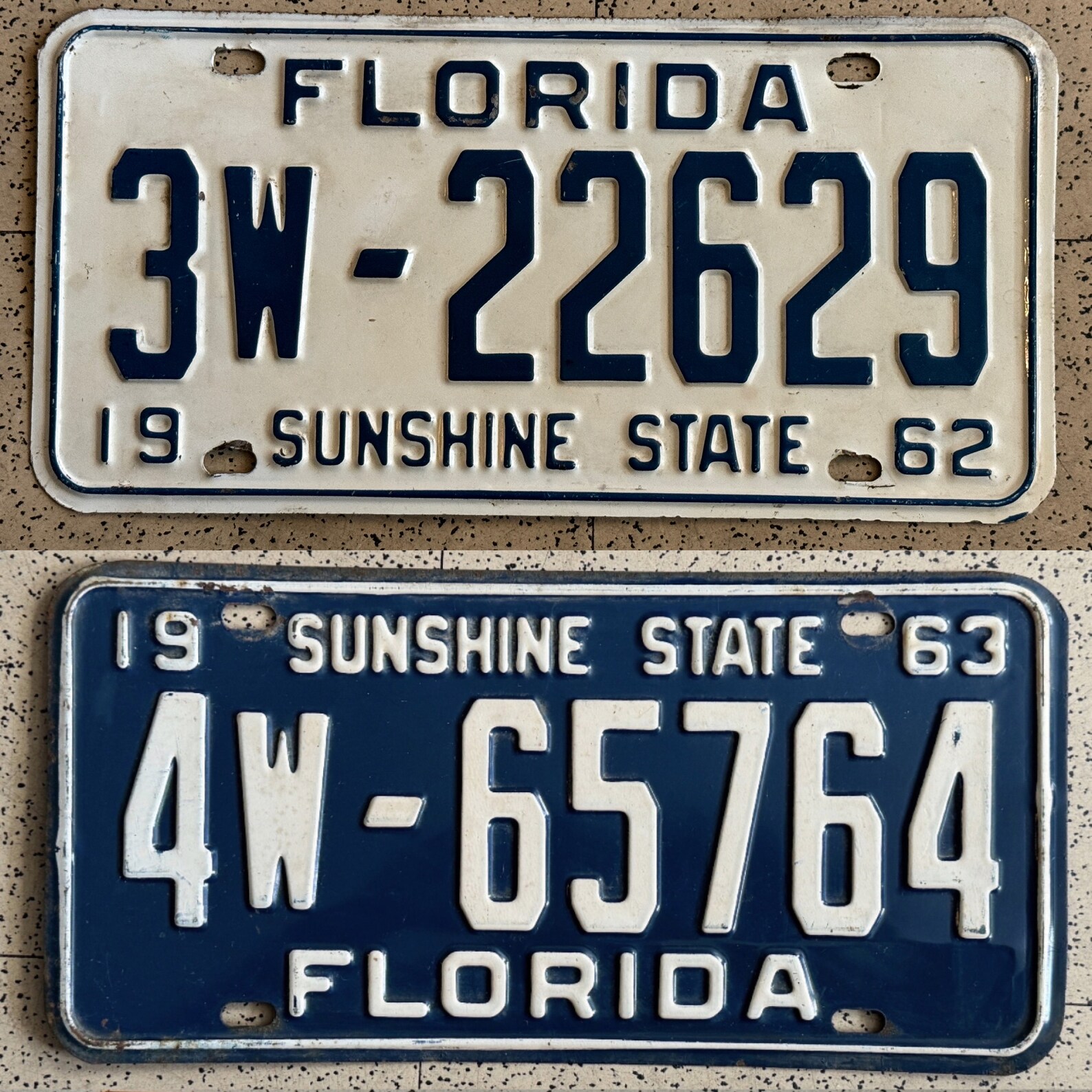 Vintage FLORIDA License Plates ALL ORIGINAL Antique Auto Tags - Etsy