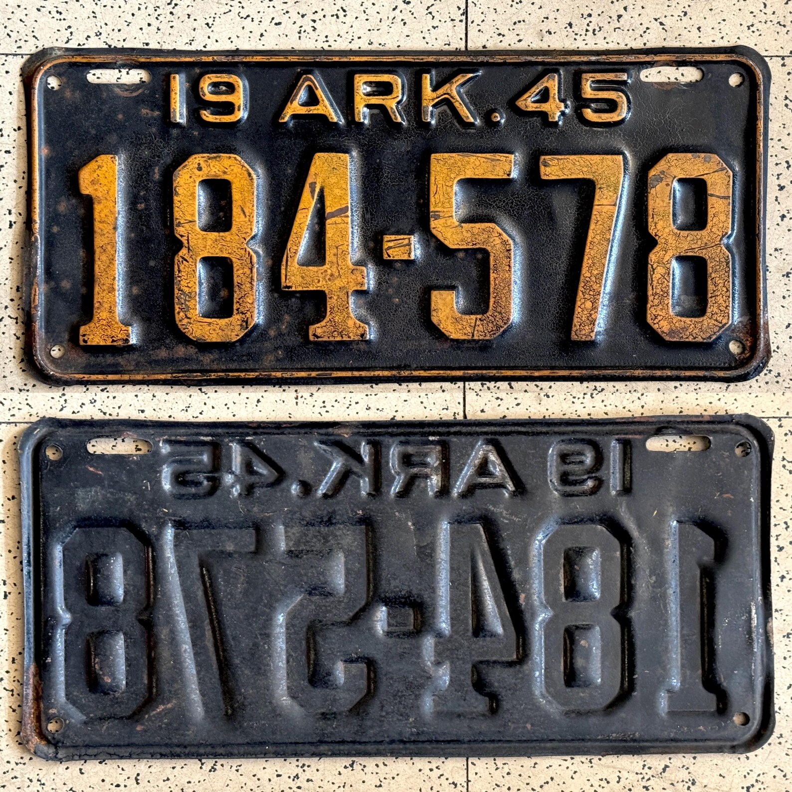 Vintage ARKANSAS License Plates – ALL ORIGINAL Antique Auto Tags - Etsy